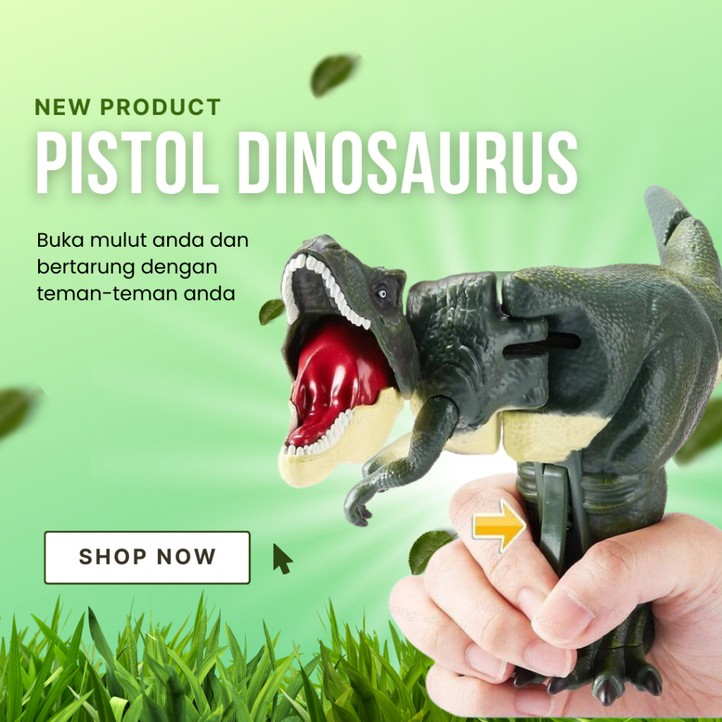 Jual (READY STOK) Mainan Dinosaurus Viral Tekan, Tyrannosaurus Rex ...