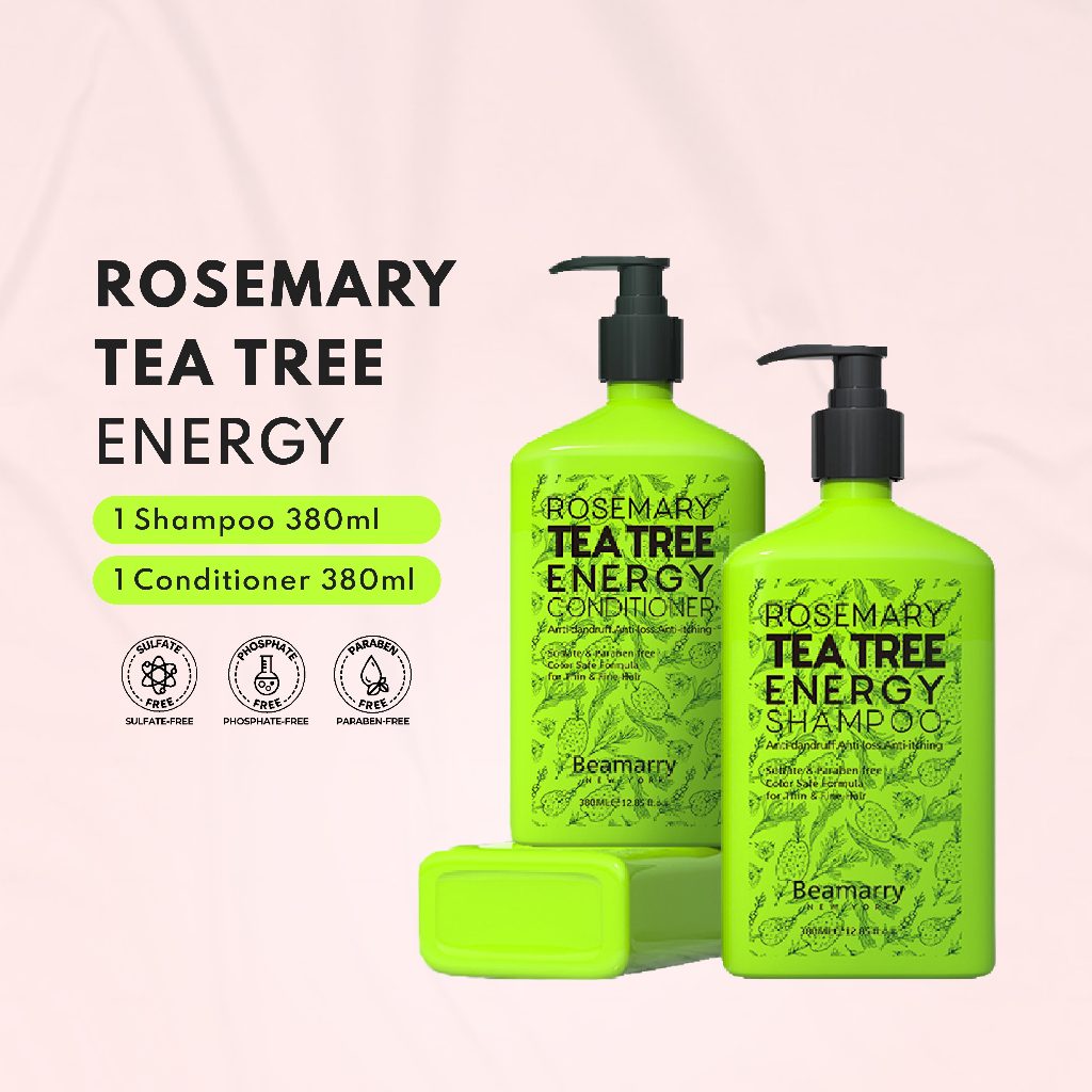 Jual Beamarry Hair Care | Shampoo Rosemary Keratin Tea Tree 380ml ...