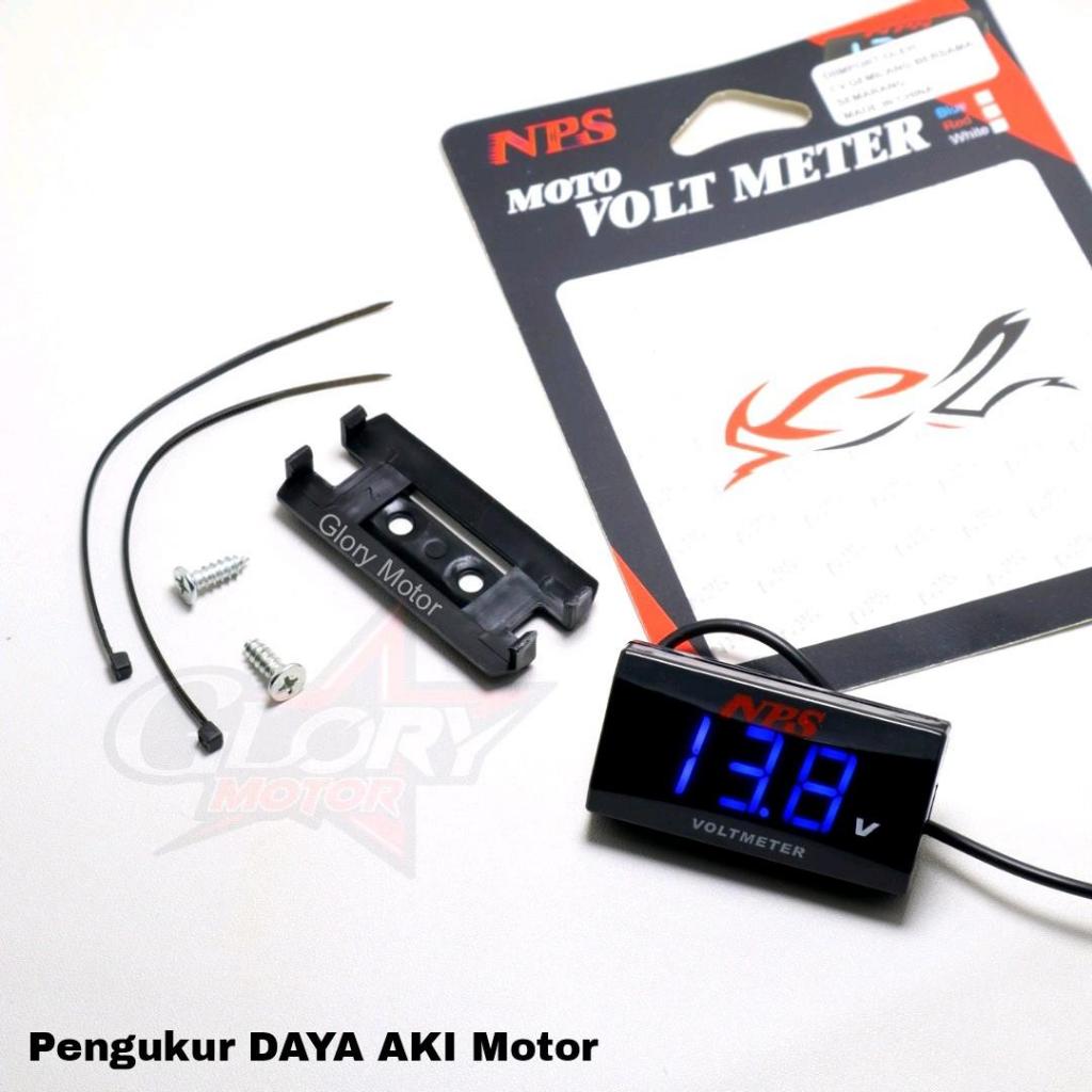 Jual Voltmeter Aki Motor DIGITAL [ Waterproof / Anti Air ] / Pengukur ...