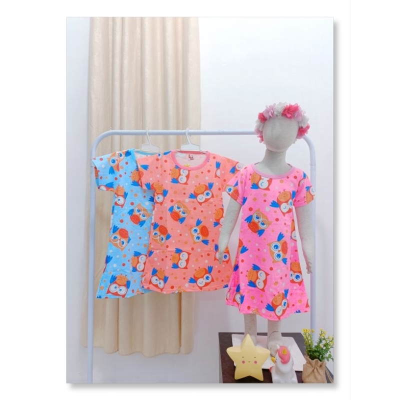 Jual daster anak PEREMPUAN size 161820 THE OWL KHUSUS GROSIR | Shopee ...
