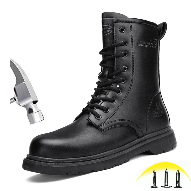 Jual Profesional Sepatu Safety Boots Tinggi Pria Cowok Outdoor Septy ...