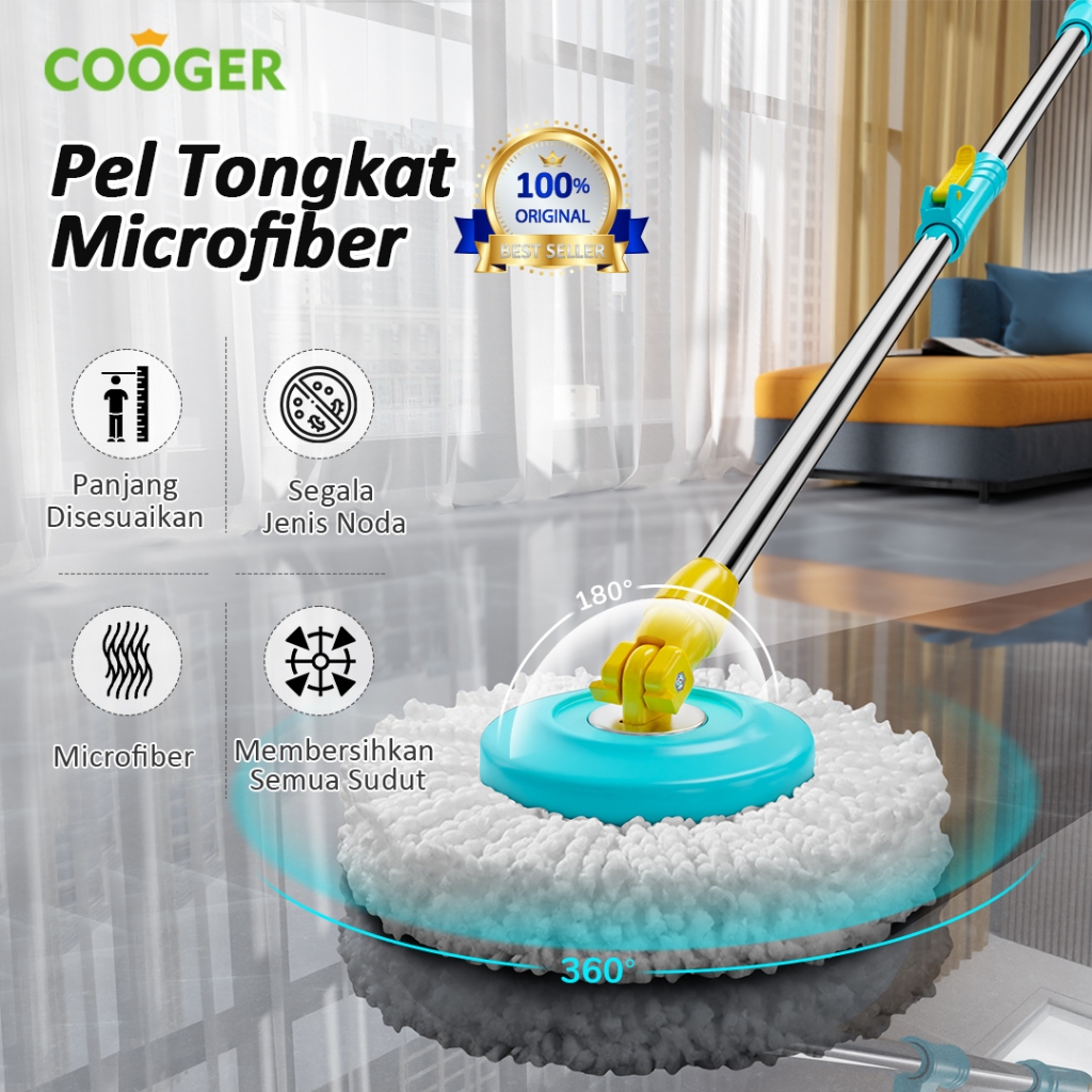 Jual COOGER Alat Pel Spin Mop Serbaguna Bisa Digunakan Saat Kering Dan ...