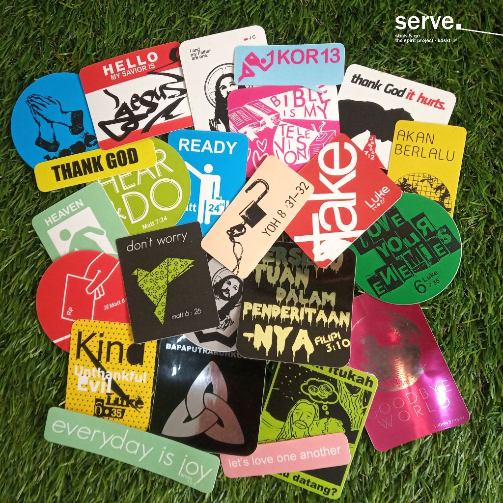 Jual STICKER STIKER AESTHETIC ESTETIK ROHANI KRISTEN | KUALITAS PREMIUM ...