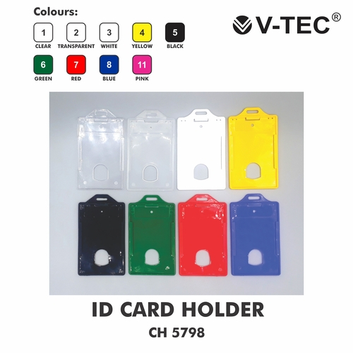 Jual V-TEC / ID Card Holder / Plastik Kartu / Name Tag Panitia / Card ...