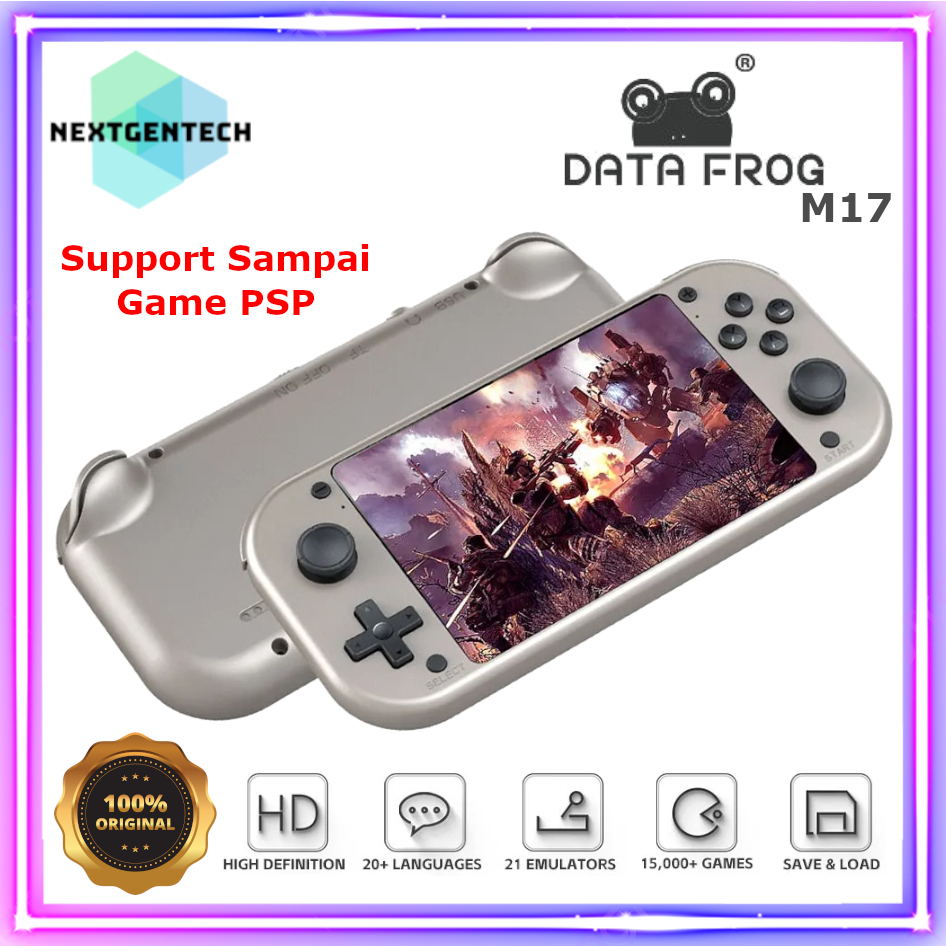 Jual DATA FROG M17 Retro Handheld Game Console Portable Classic PSP PS1 ...