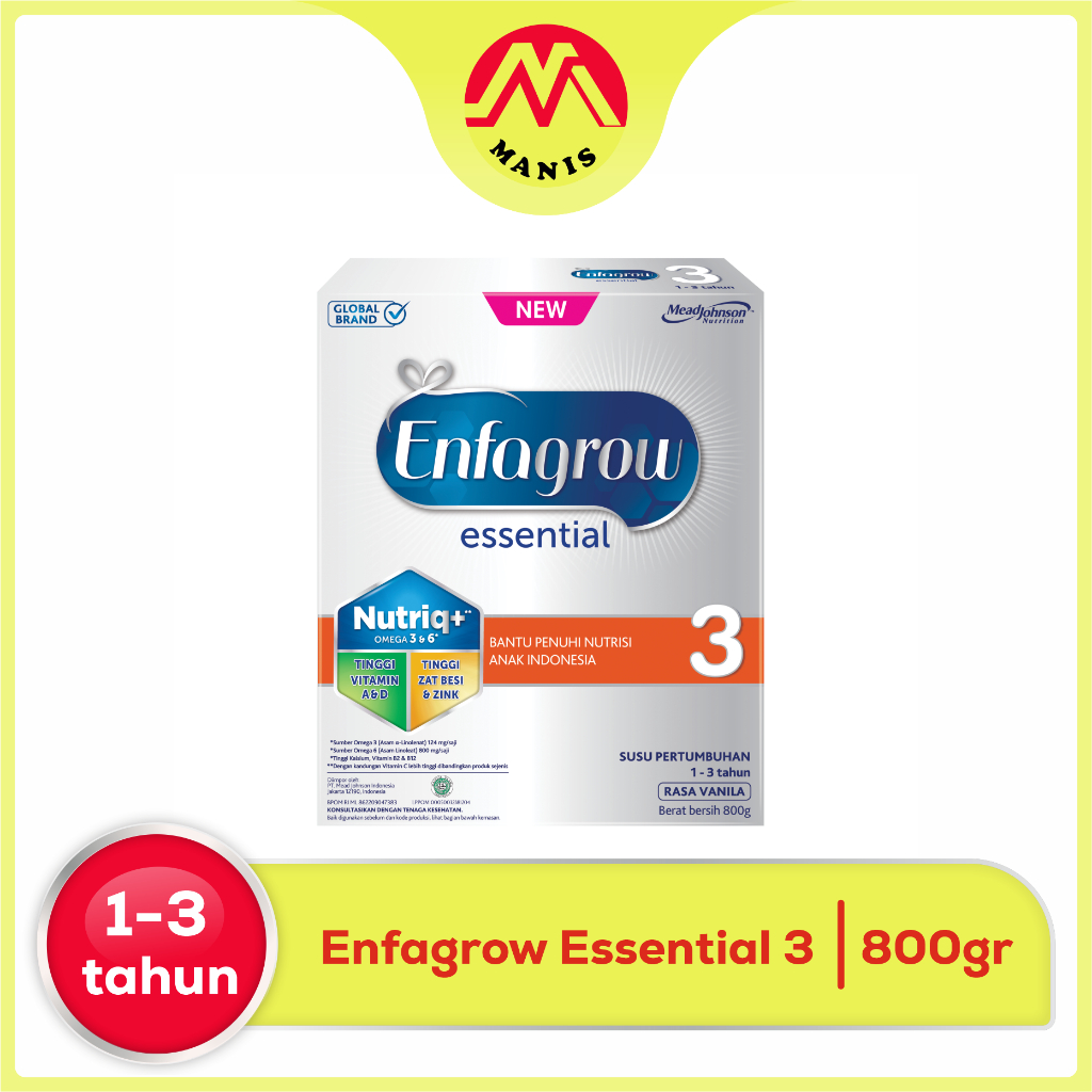Jual Enfagrow essential 3, Enfagrow essential 4 Vanilla | Shopee Indonesia