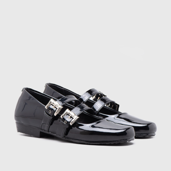 Jual Adorable Projects - Baleva Flat Shoes Black | Shopee Indonesia