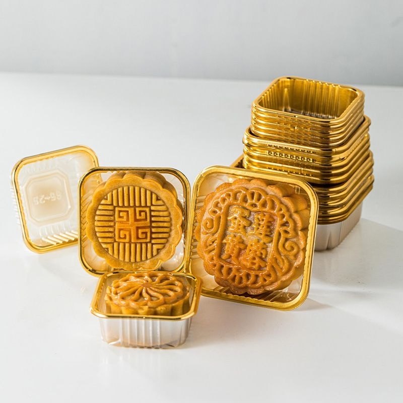 Jual 10PCS Mooncake Tray Mika Tray Mooncake Mika Puding Tatakan Kue ...