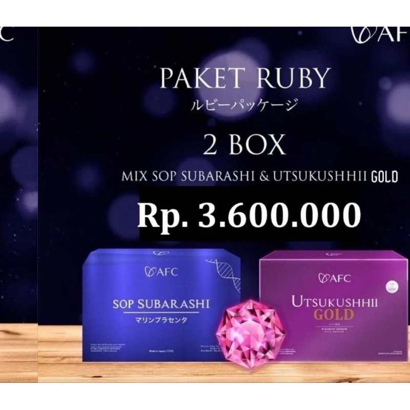 Jual Afc sop subarashi utsukushhii gold original | Shopee Indonesia