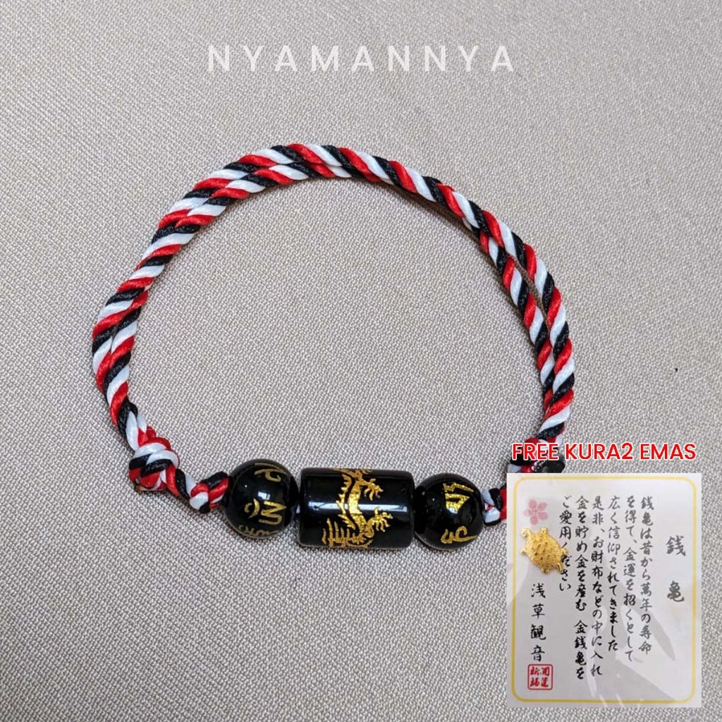 Jual Gelang Tridatu Tibet Naga Emas Mantra Khas Bali Original | Shopee ...