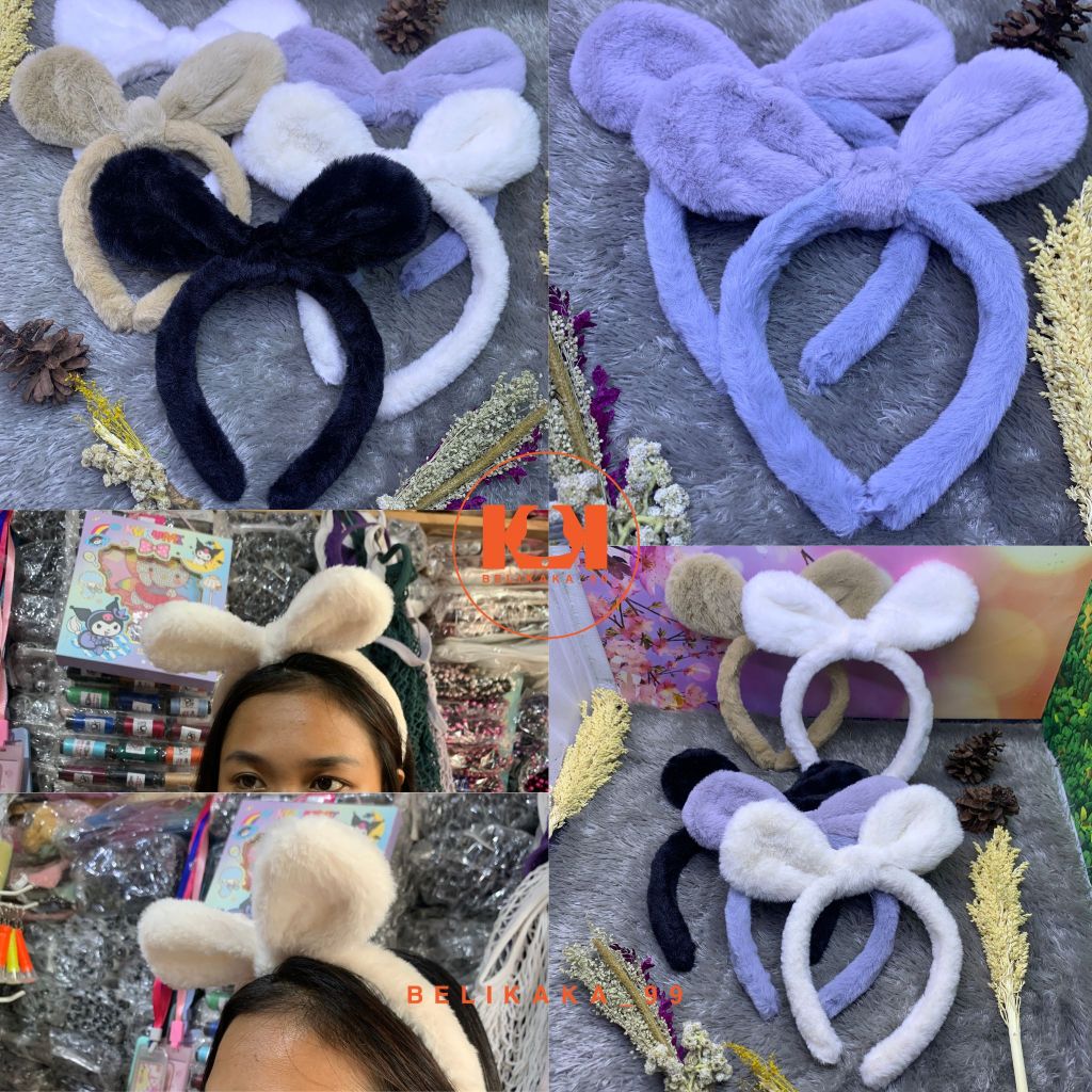 Jual BANDO BULU FLUFFY PITA POLOS PILIH WARNA / BONDU DASI KUPU KUPU ...