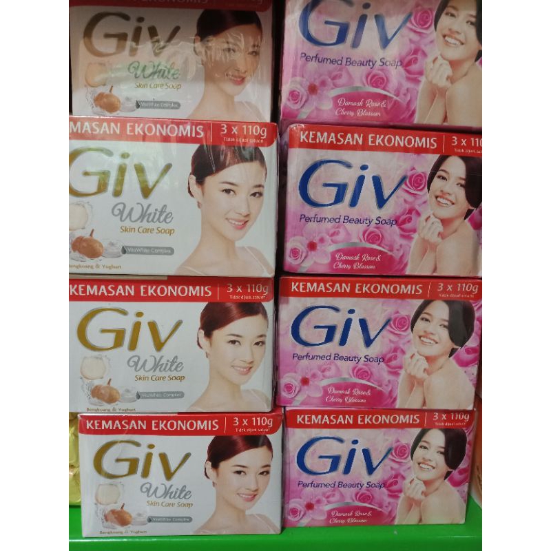 Jual Giv Sabun Mandi Batang KEMASAN EKONOMIS 6 X 110g | Shopee Indonesia