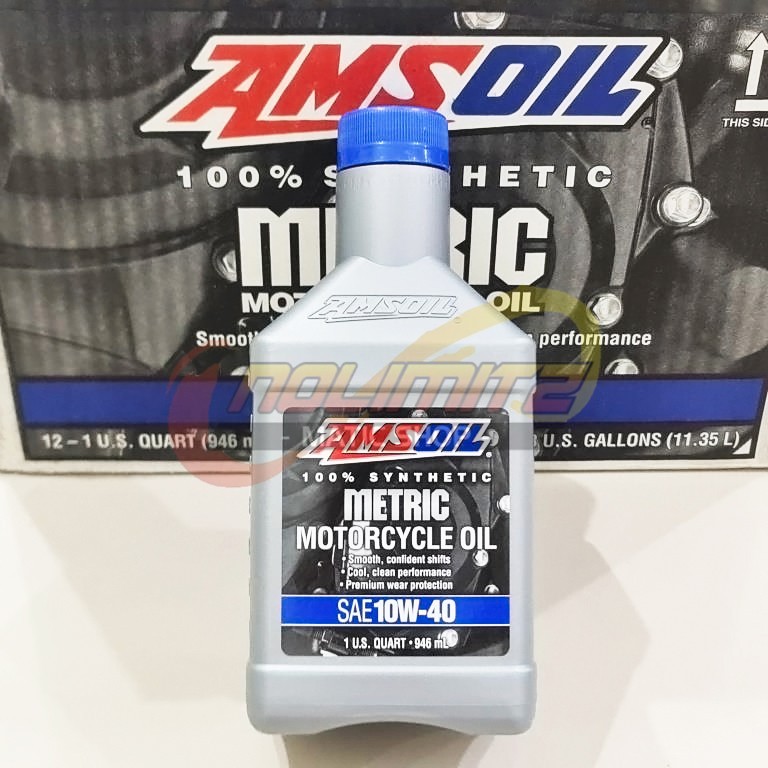 Jual Oli Amsoil Metric 10W-40 Full Synthetic NMAX XMAX Aerox PCX Forza ...