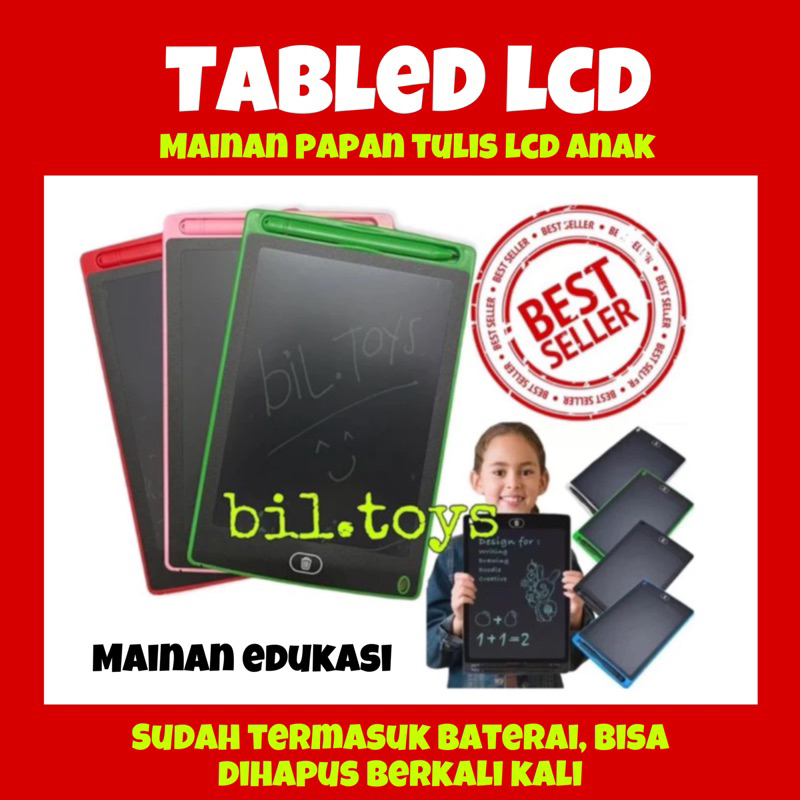 Jual PAPAN TULIS LED GAMBAR LCD ANAK DAN DEWASA DRAWING WRITING TABLET ...