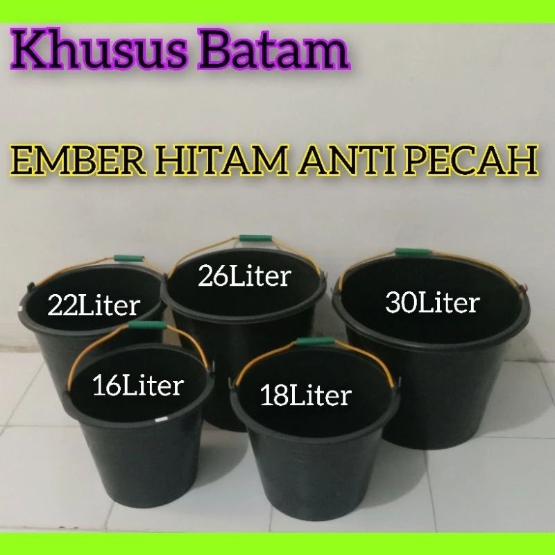 Jual EMBER HITAM ANTI PECAH/EMBER AIR [KHUSUS BATAM] | Shopee Indonesia