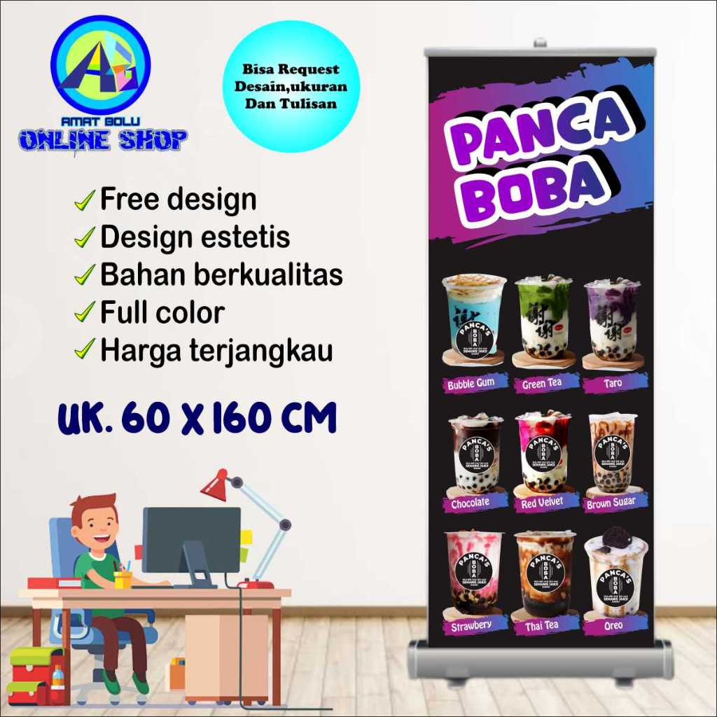 Jual MMT. Spanduk ,PANCA BOBA UKURAN 60X160 BISA REQUEST | Shopee Indonesia