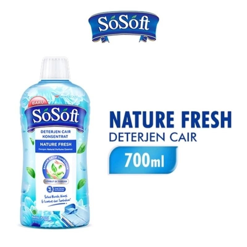 Jual So Soft Detergen Cair 700 ml | Shopee Indonesia