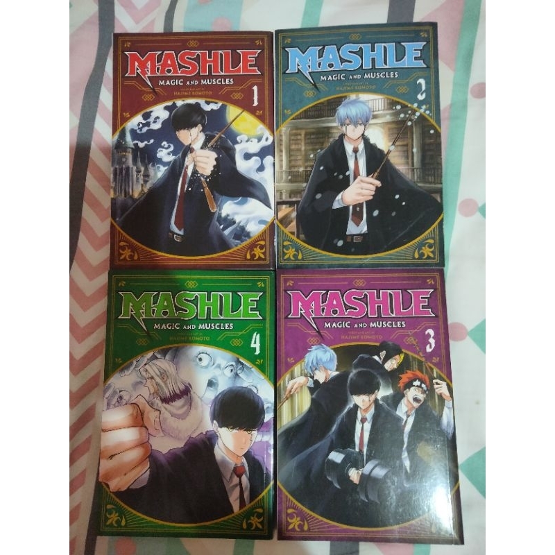 Jual Mashle English Manga VIZ Media Vol 1 2 3 4 Preloved | Shopee Indonesia