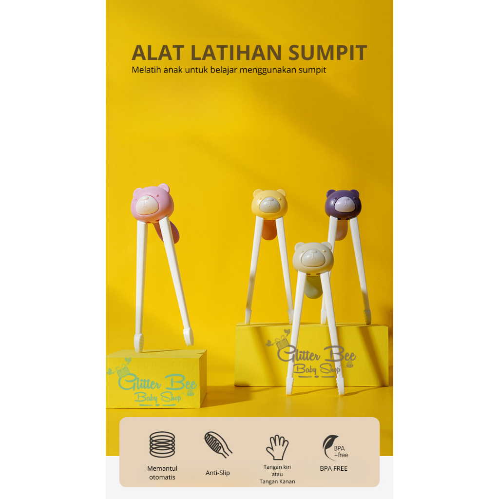 Jual Alat Latihan Sumpit Anak Training Chopstick Sumpit Anak Belajar ...