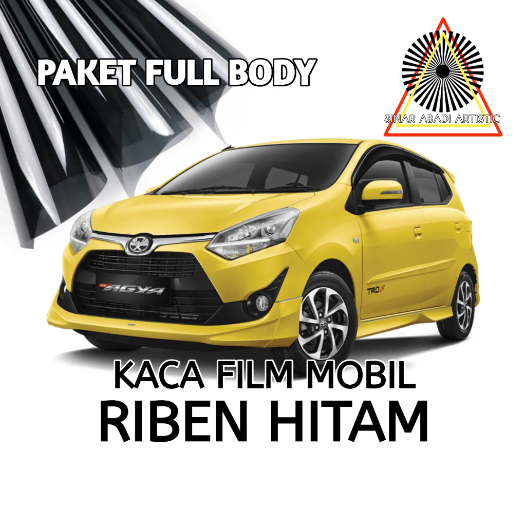 Jual Paket Kaca Film Mobil Riben Hitam Full Kaca | Shopee Indonesia