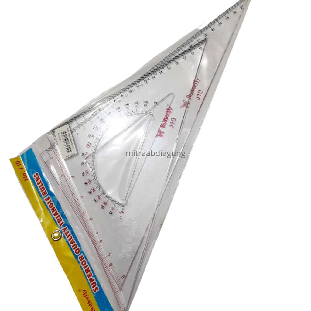 Jual MISTAR SEGITIGA BUTTERFLY J - 10 | Shopee Indonesia