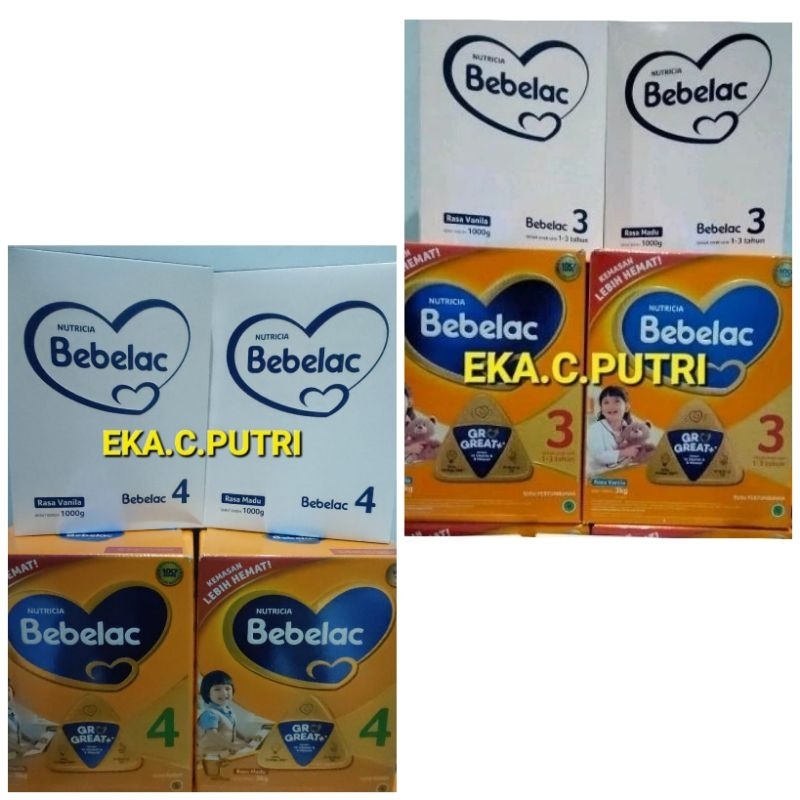 Jual BEBELAC 3 & 4 BOX PUTIH Exp.2026 | ASLI PRODUK BEBELAC | Shopee ...