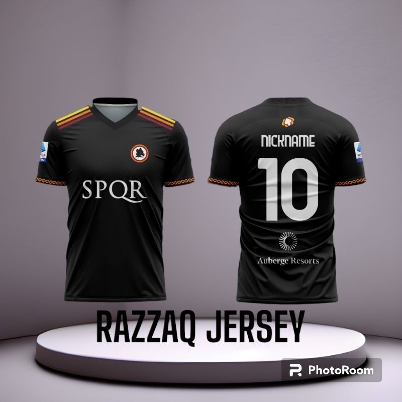 Jual JERSEY AS ROMA 3rd 2024 FULL PRINTING GRATIS NAMA DAN NO PUNGGUNG ...