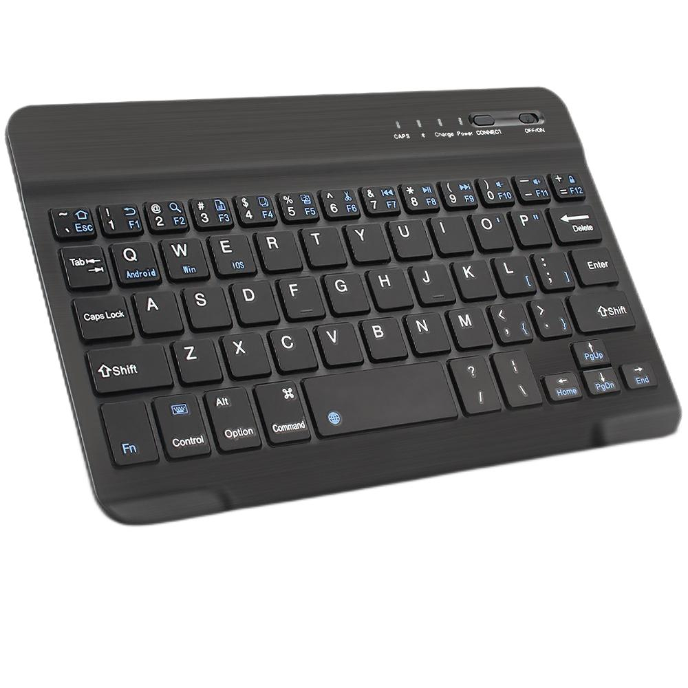 Jual Bluetooth Keyboard Wireless Rechargeable Black | Shopee Indonesia