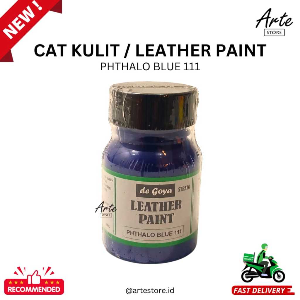 Jual Cat Kulit Biru tua - Leather Paint Phthalo Blue 30ml | Shopee ...