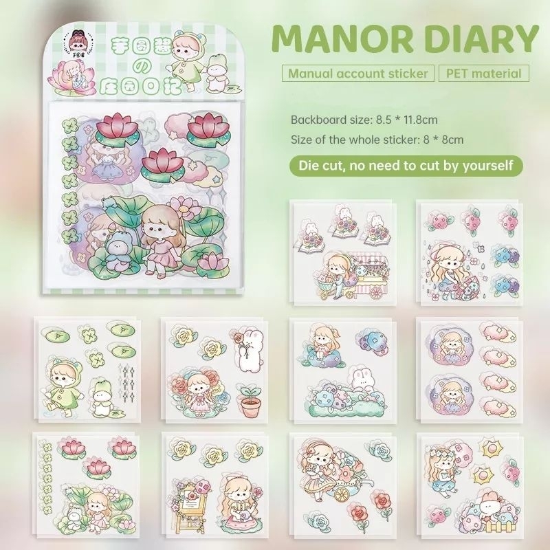 Jual COD Sticker Momo 10 Lembar Sticker Keke Sticker Waterproof 10 ...