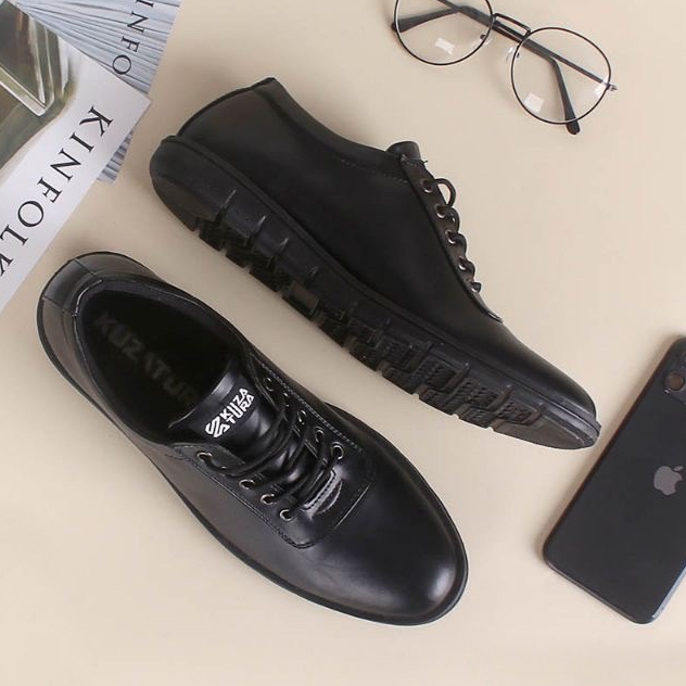 Jual ORIGINAL - OXFORD FULL BLACK Terbaru Sepatu Formal Pria Pantofel ...