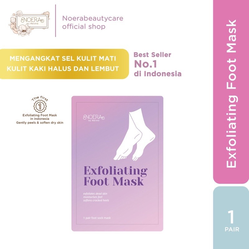 Jual Noera Exfoliating Foot Mask | Masker Kaki Foot Peeling Mask ...