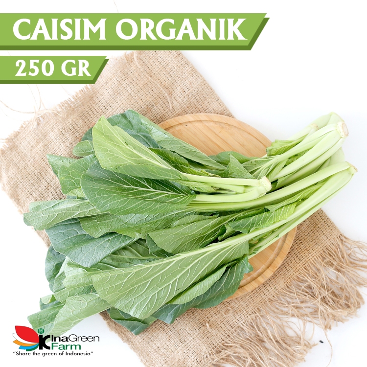 Jual Inagreen Farm Bandung Sayur Caisim Organik 250 Gram | Shopee Indonesia