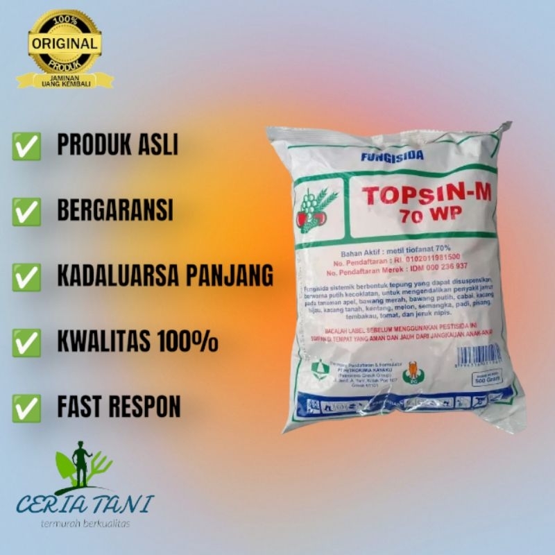 Jual FUNGISIDA TOPSIN M 70WP 500&100 Gram | Shopee Indonesia