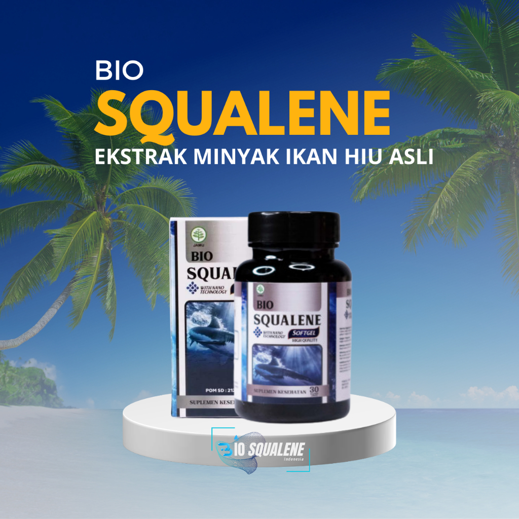Jual [ Mutu Dijamin ] BIO SQUALENE Softgel Minyak Ikan Hiu Oil ...