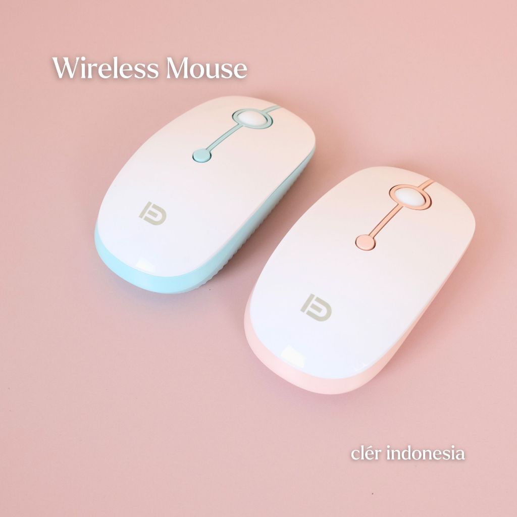 Jual Wireless Mouse Silent Click Slim untuk Office dan Kerja dan ...