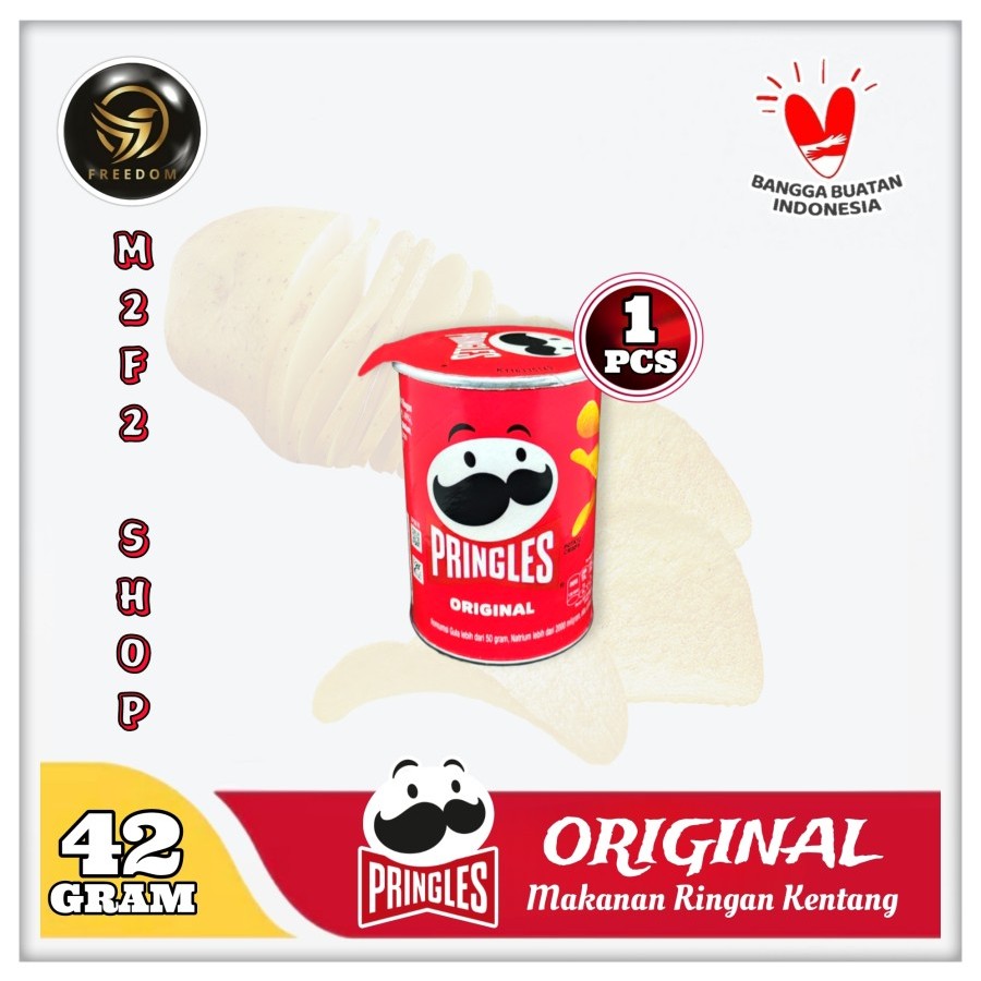 Jual PRINGLES Potato Chips | Keripik Kentang Rasa Original - 42 gr ...