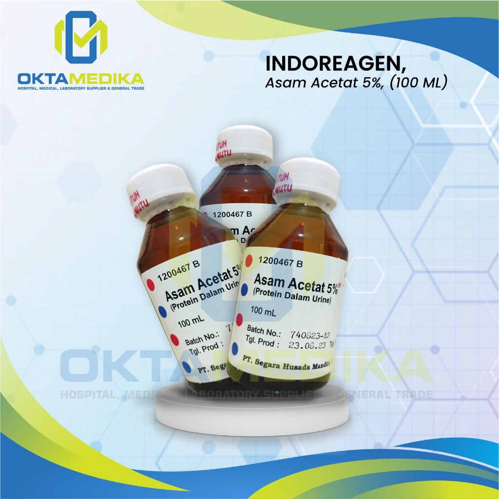 Jual INDOREAGEN, ASAM ASETAT 5%, 100 ML | Shopee Indonesia