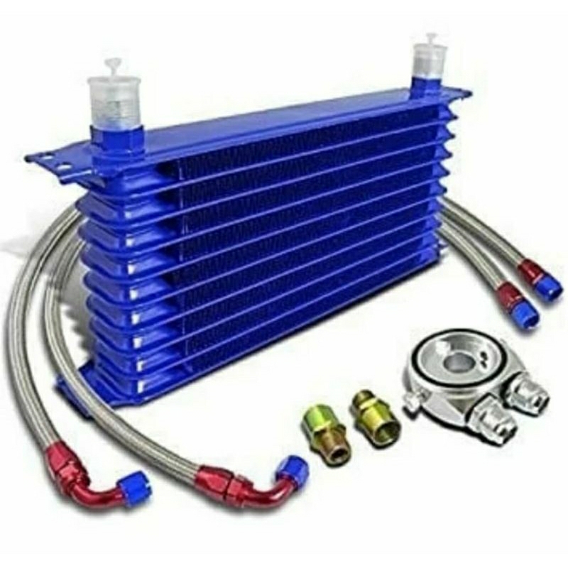 Jual Oil Cooler Mobil Racing 10 Row Universal - Pendingin Oli di Dalam ...
