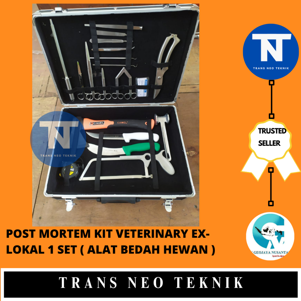 Jual POST MORTEM KIT VETERINARY EX-LOKAL 1 SET ( ALAT BEDAH HEWAN ) | Shopee Indonesia