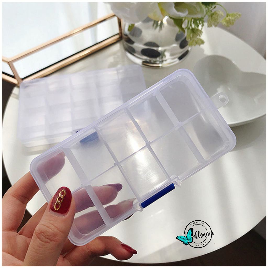 Jual Kotak Tempat Penyimpanan Barang Kecil Box Case 10 Sekat ...