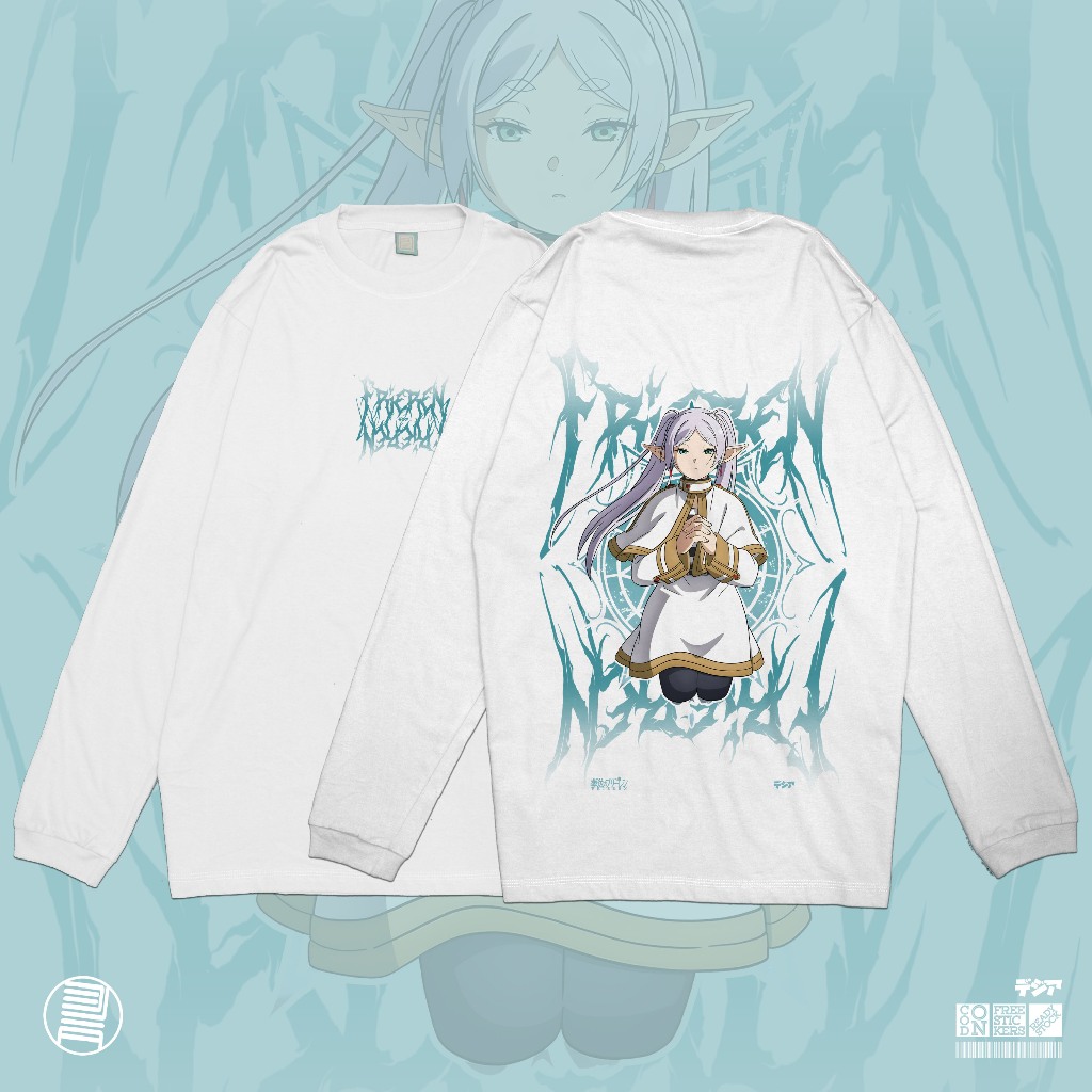 Jual T-Shirt Longsleeve Frieren Sousou no Frieren Mage Manga Elf Waifu ...