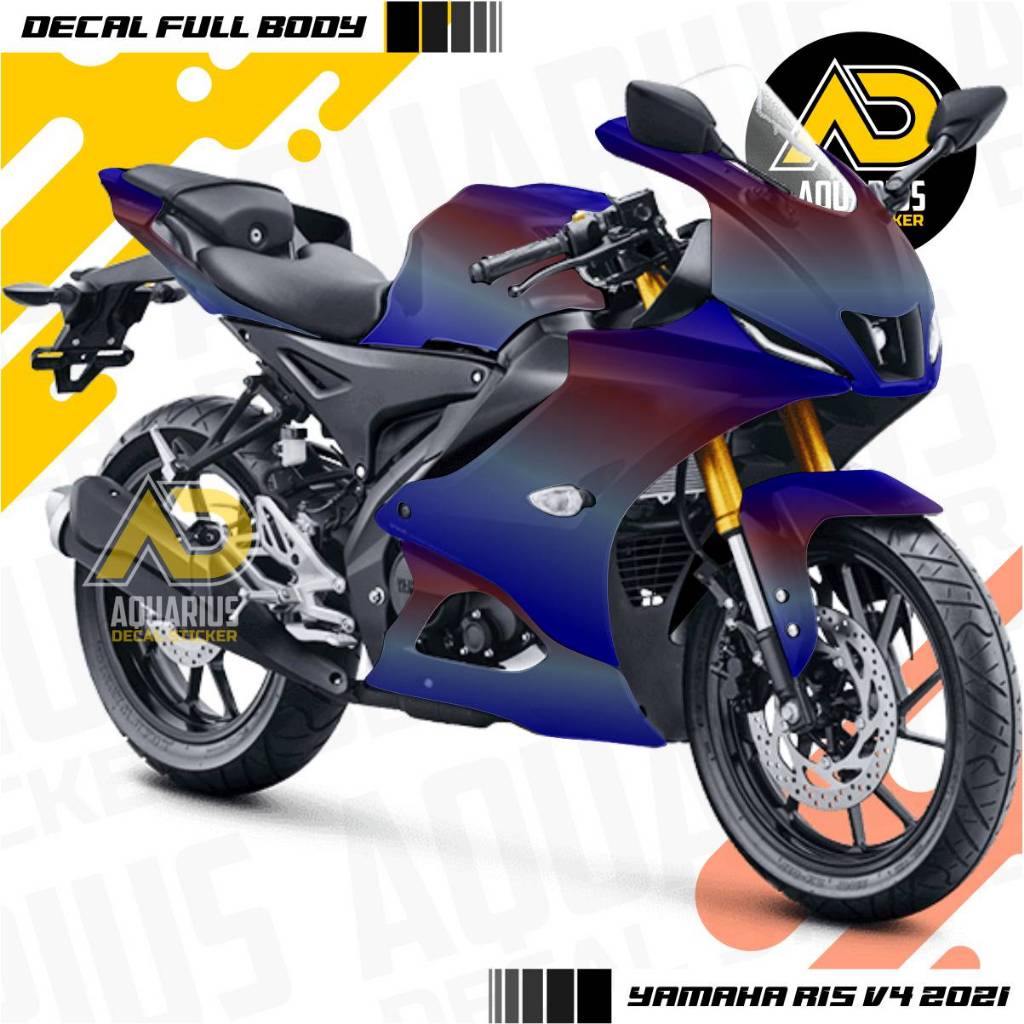 Jual Decal Fullbody R15 V4 2021 / Sticker Variasi Yamaha R15 V4 Full ...