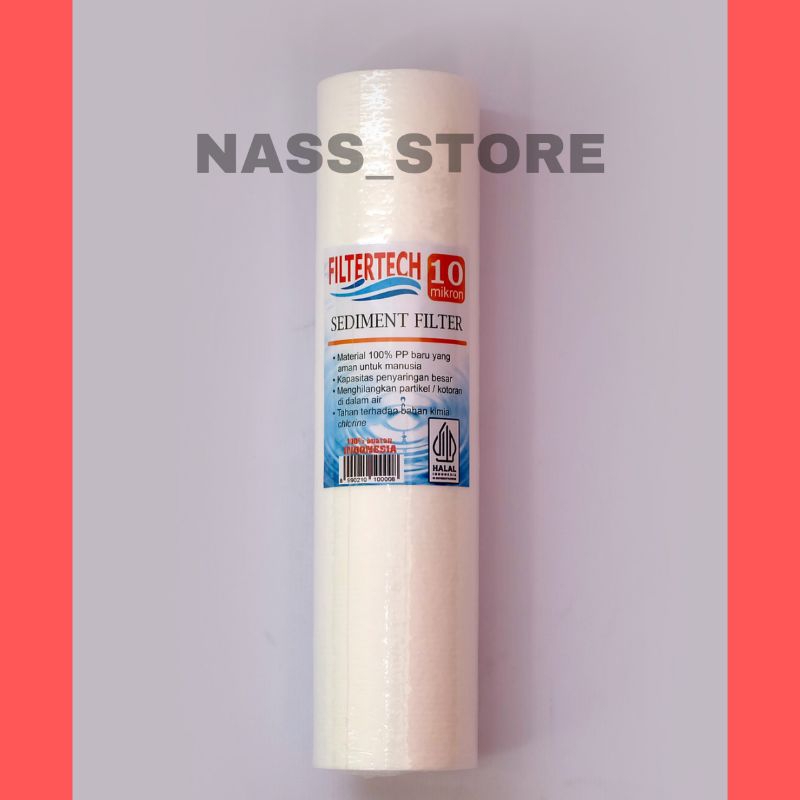 Jual Cartridge Filter / Sedimen Filter / 10 Inch 1, 3, 5, 10 Micron ...