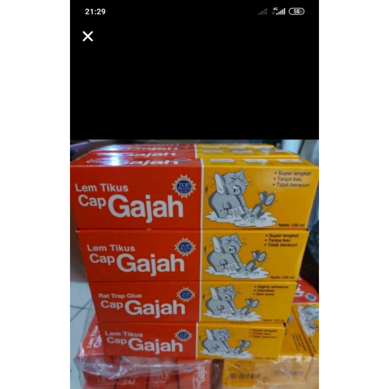 Jual lem tikus cap gajah tube 100 ml | Shopee Indonesia