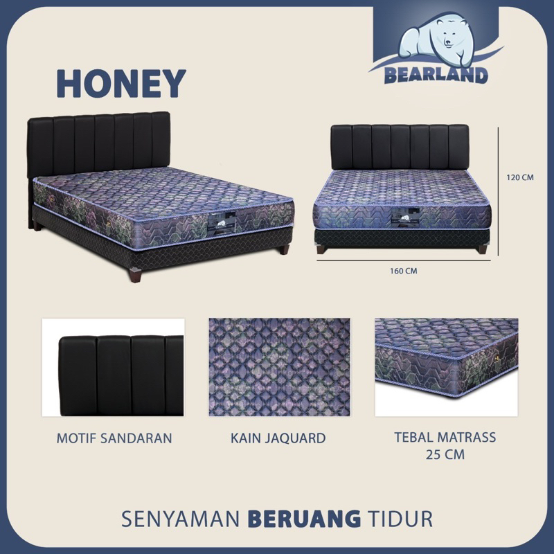 Jual Kasur Bearland Spring Bed Bearland Matras Bearland Shopee Indonesia
