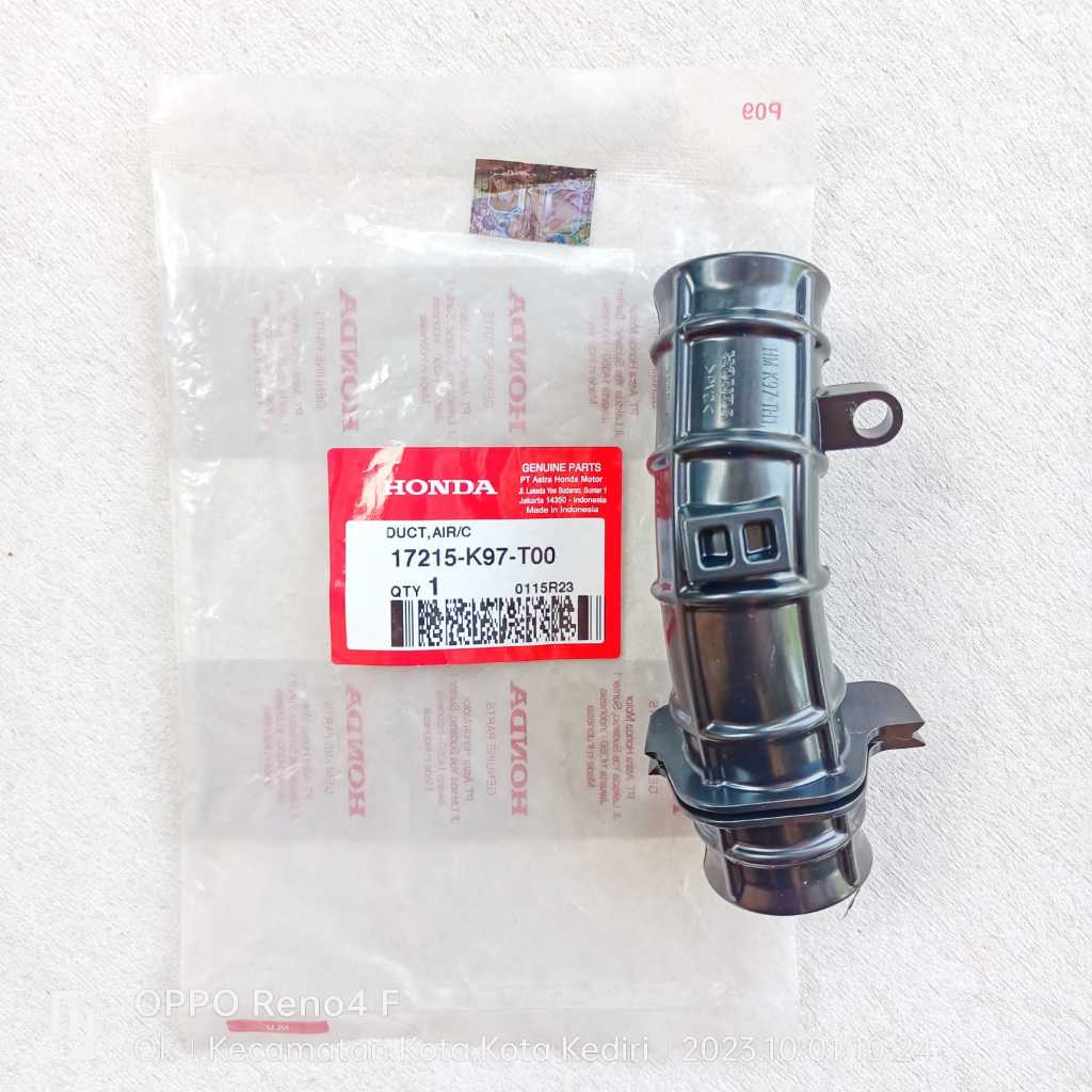 Jual Duct Air Cleaner Inlet - Karet Box Filter-Saringan Udara Honda PCX-150 Ori AHM 17215-K97 ...