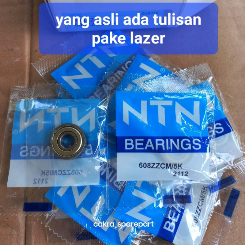 Jual bearing kipas angin 608 original ntn | Shopee Indonesia