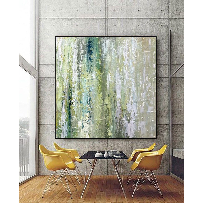 Jual LUKISAN ABSTRAK PERSEGI (include frame, tinggal pajang) | Shopee ...