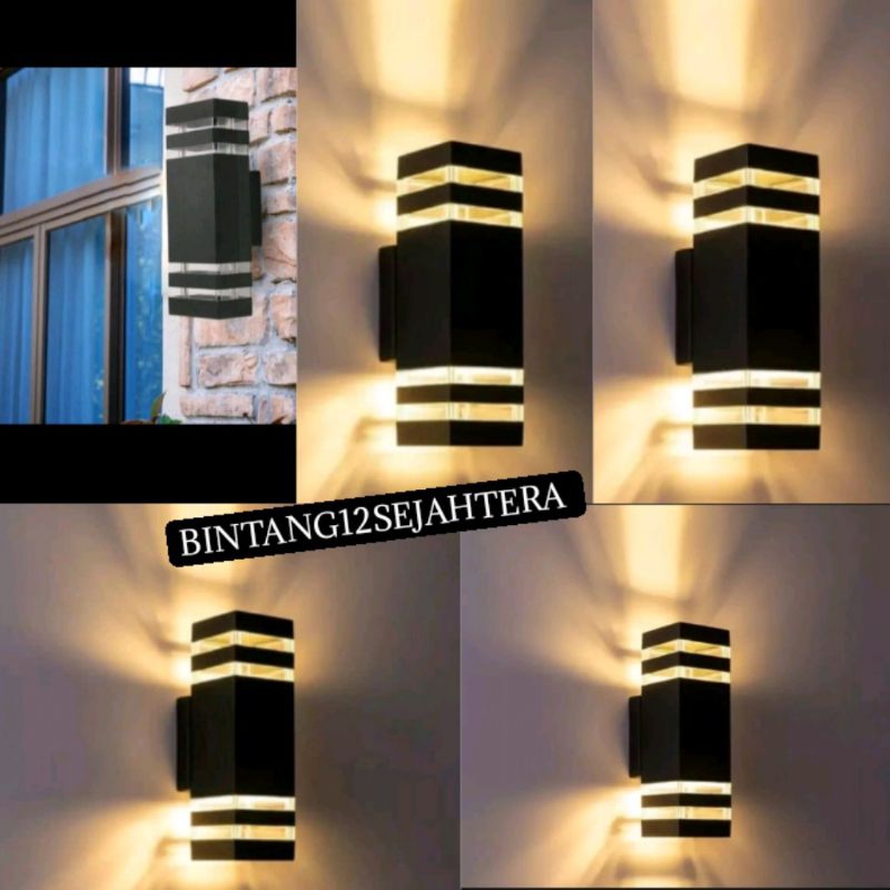 Jual Lampu hias dinding tempel tiang teras dekorasi outdoor/indoor Ukir ...